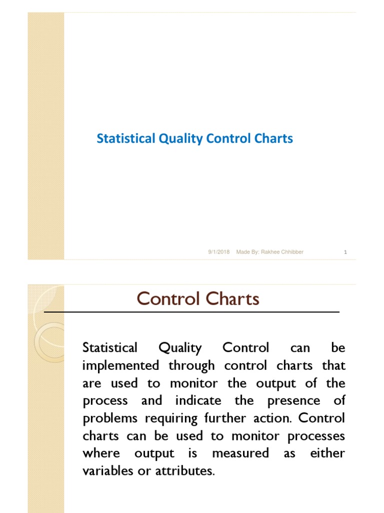 Control Charts in Statistical Quality Control | PDF | Statistics ...