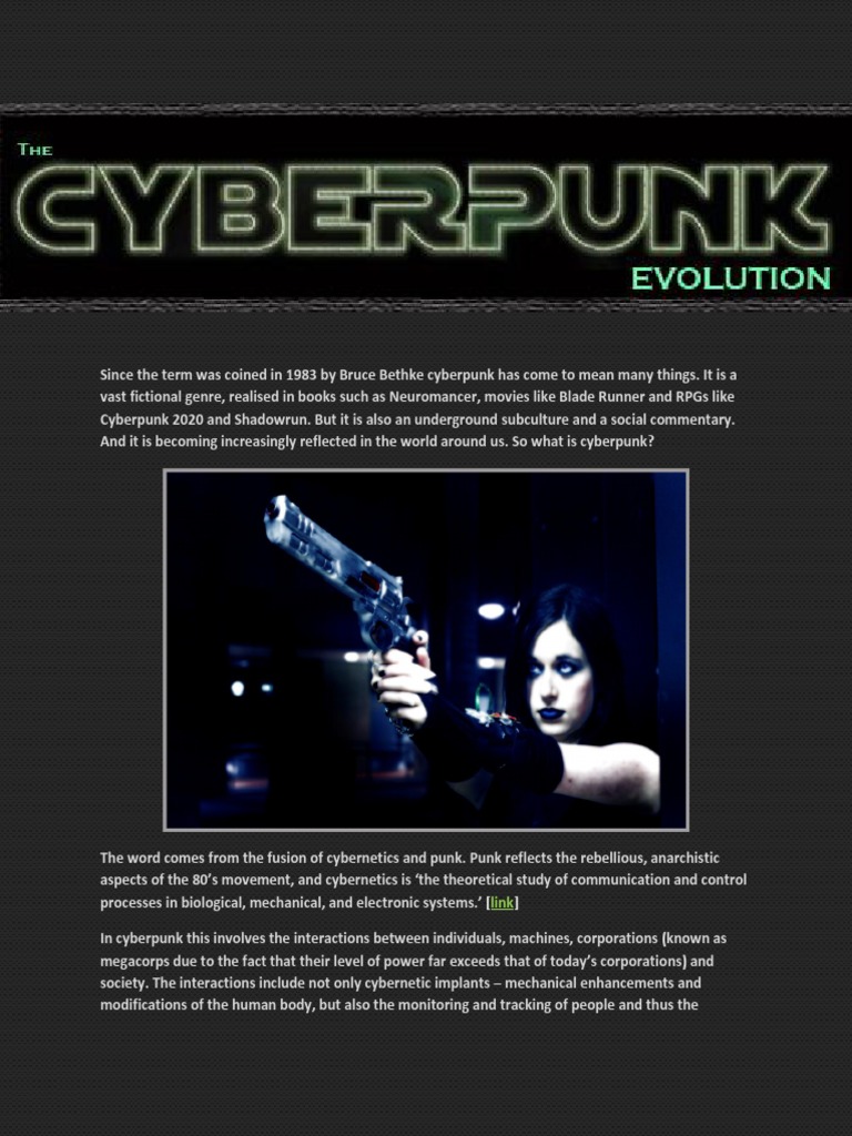 The Cyberpunk Evolution | PDF