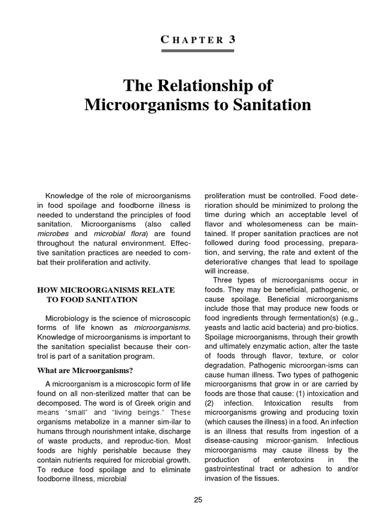 C H A P T e R 3 | PDF | Microorganism | Foodborne Illness