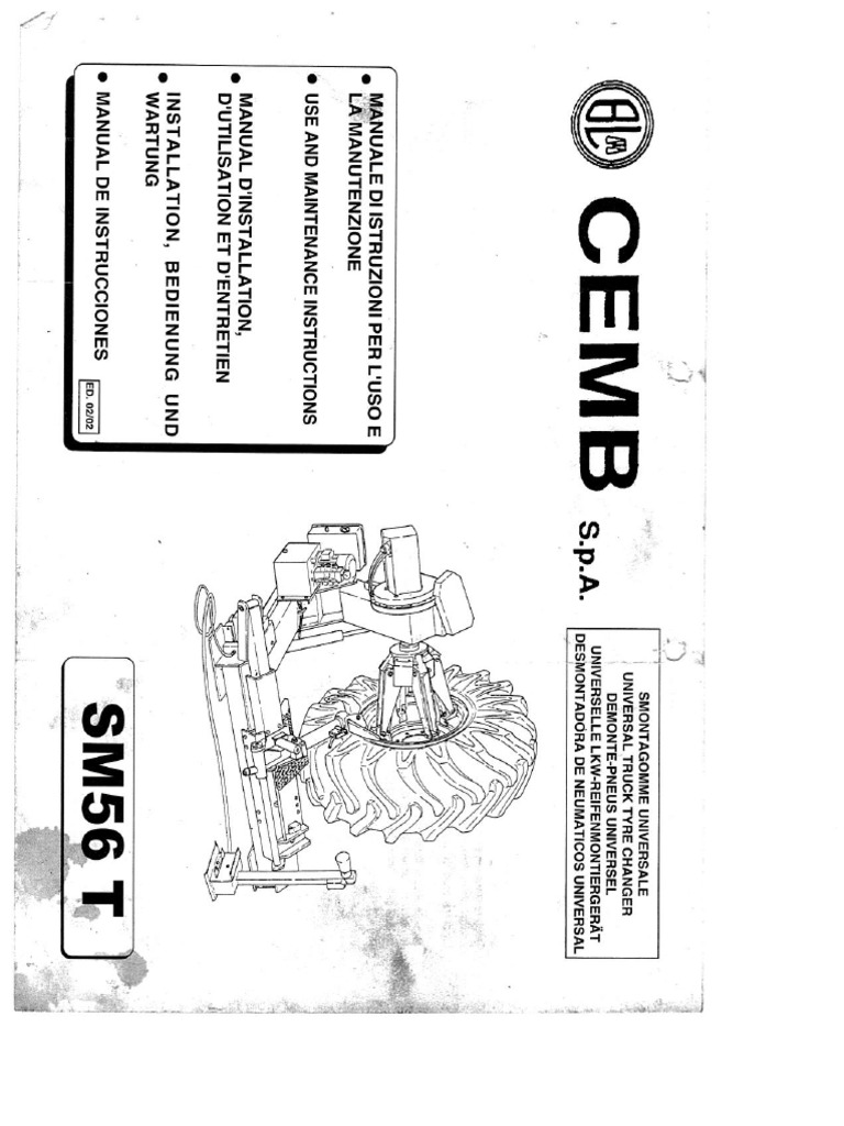 Desmontadora CEMB - SM56T PDF | PDF
