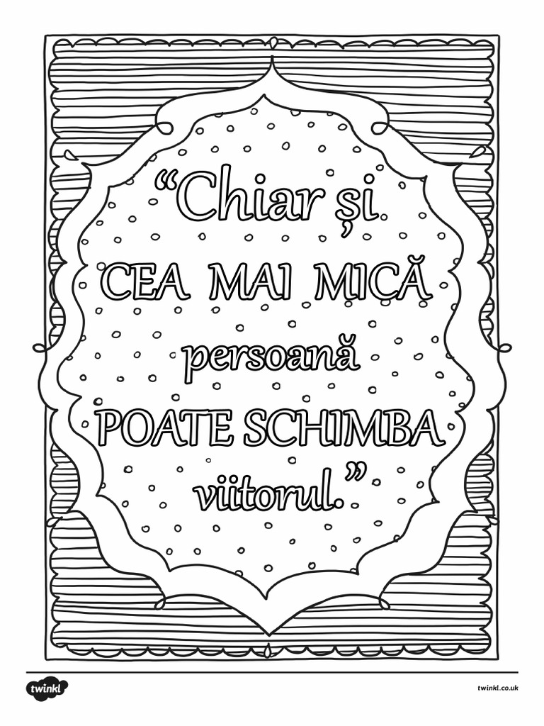 Classroom Inspiration Quotes Mindfulness Colouring Sheets PDF | PDF