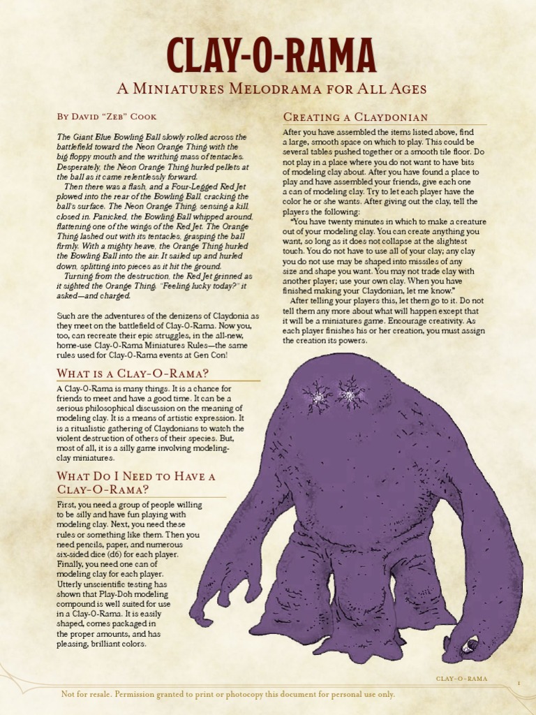 Dragon 15 Clay O Rama | PDF | Leisure