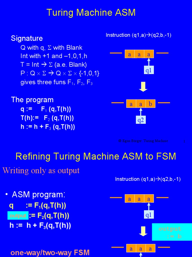 Presentations Examples TuringMachine | PDF | Theoretical Computer ...