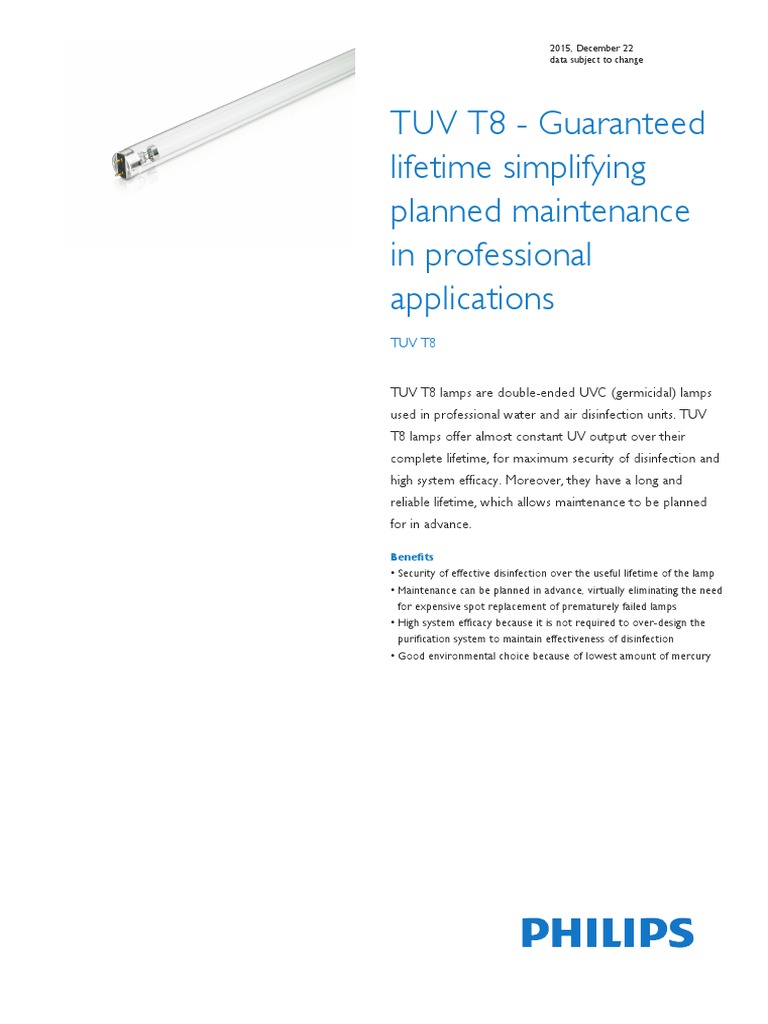 Philips Family Lamp UV C | PDF | Ultraviolet | Light
