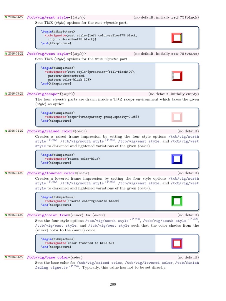 tcb/vig/east Style: Stylei As Option | PDF