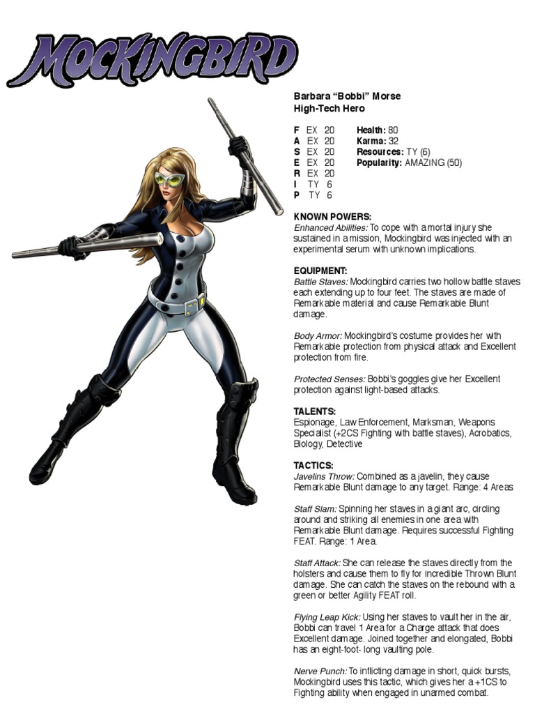 Marvel Hero Template | PDF | Nature