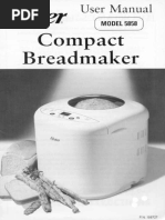 Manual For Hitachi Bread Maker | PDF | Breads | Dough