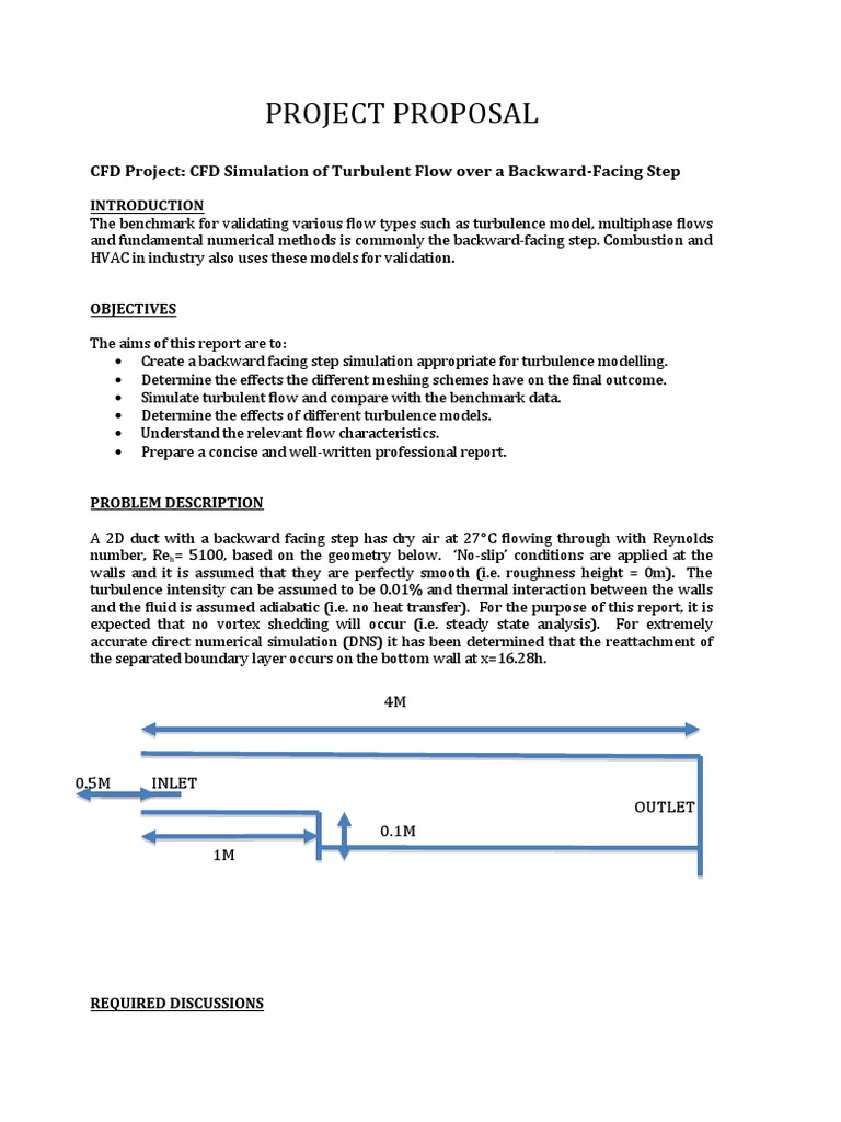 CFD Project Proposal | Download Free PDF | Nature | Computational Fluid ...