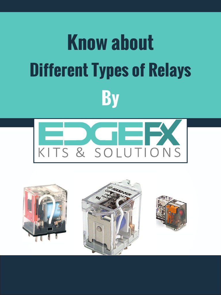 Know About Different Types of Relays PDF | PDF | Relay | Switch