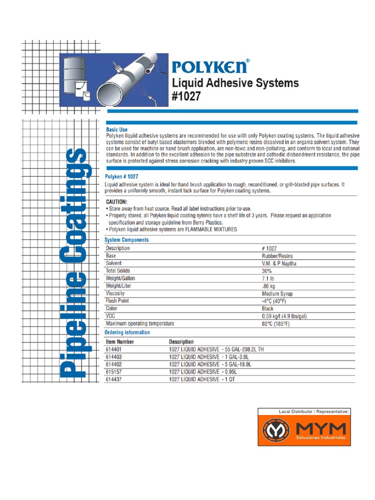 Hoja Tecnica Polyken 1027 | PDF