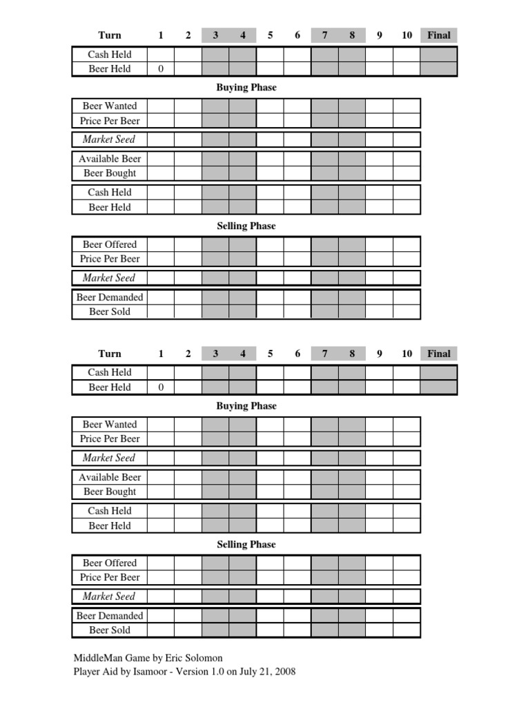 MiddleMan PlayBook V1.0 PDF | PDF