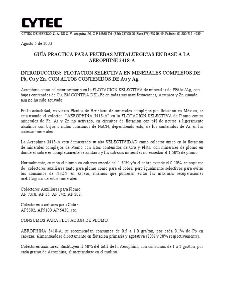 AP 3418 Guia Practica | PDF | Cobre | Dirigir