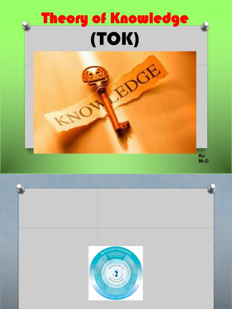 Understanding the Theory of Knowledge | PDF | A Priori And A Posteriori ...