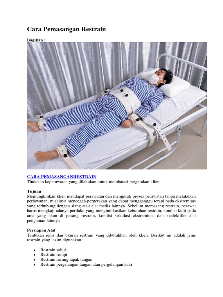 Cara Pemasangan Restrain | PDF | Sains & Matematika
