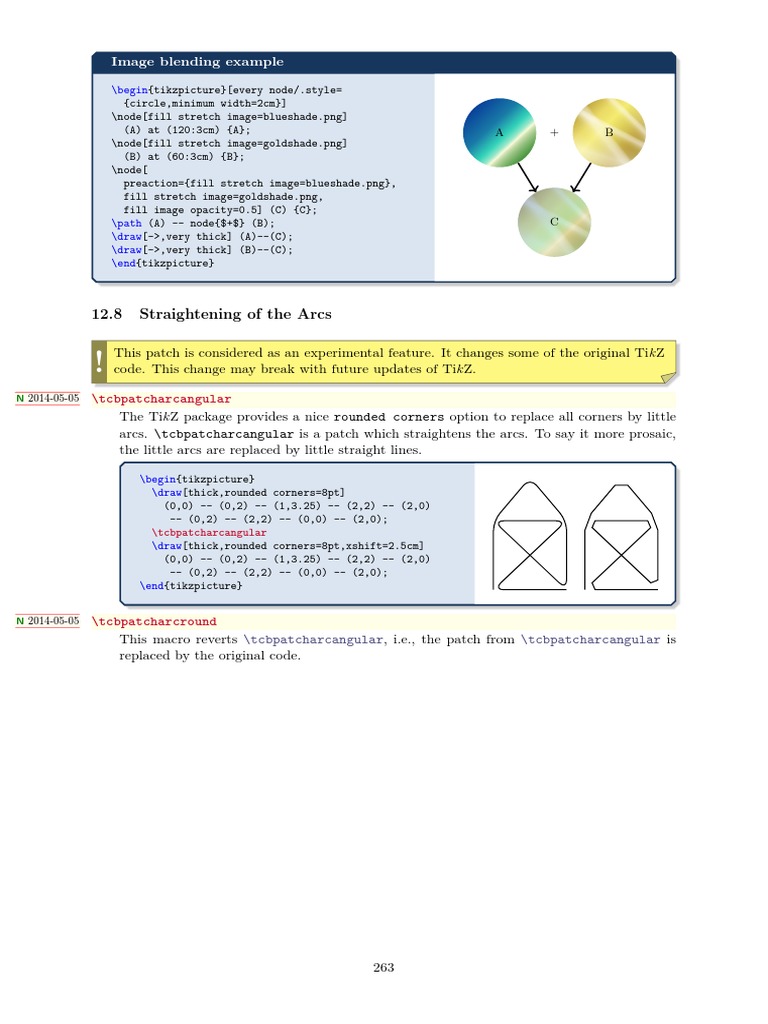 12.8 Straightening of The Arcs: Image Blending Example | PDF