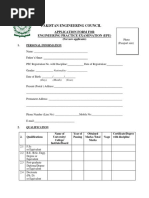 ACPE Application Forms - Template | PDF | Engineer
