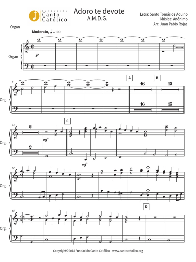 Adoro Te Devote | PDF