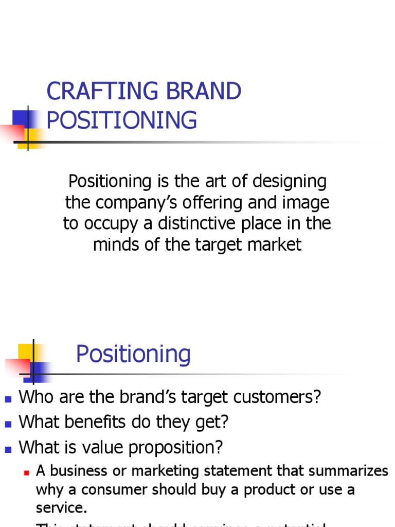 CHAPTER 9 - Crafting Brand Positioning PDF | PDF | Brand | Market ...
