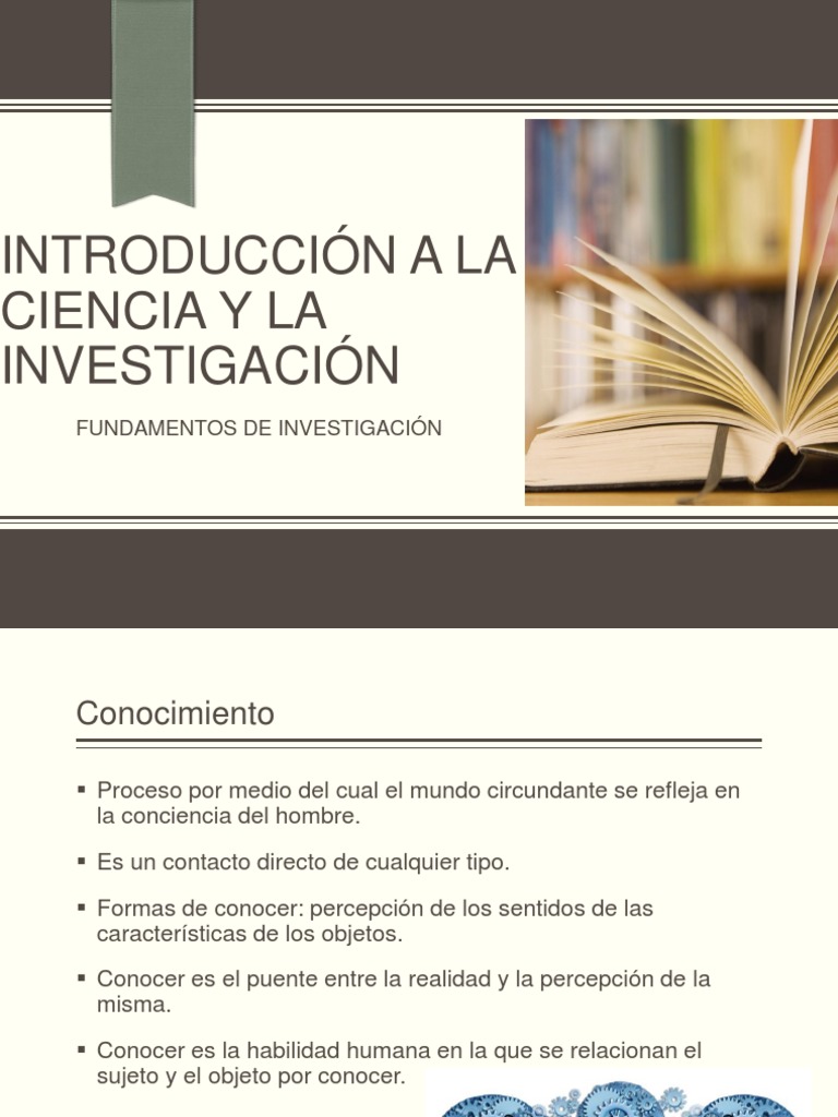 Fundamentos de la Ciencia y Conocimiento | PDF | Conocimiento | Comprensión