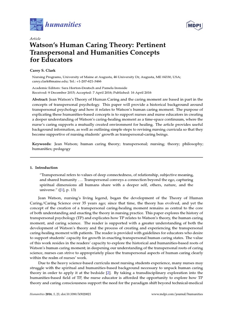 Humanities 05 00021 | PDF | Transpersonal Psychology | Humanistic ...