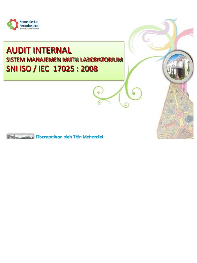 Audit Internal Laboratorium ISO/IEC 17025 | PDF