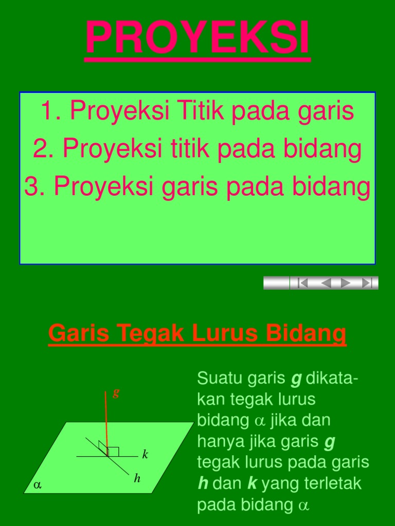Proyeksi dan Jarak Geometri | PDF