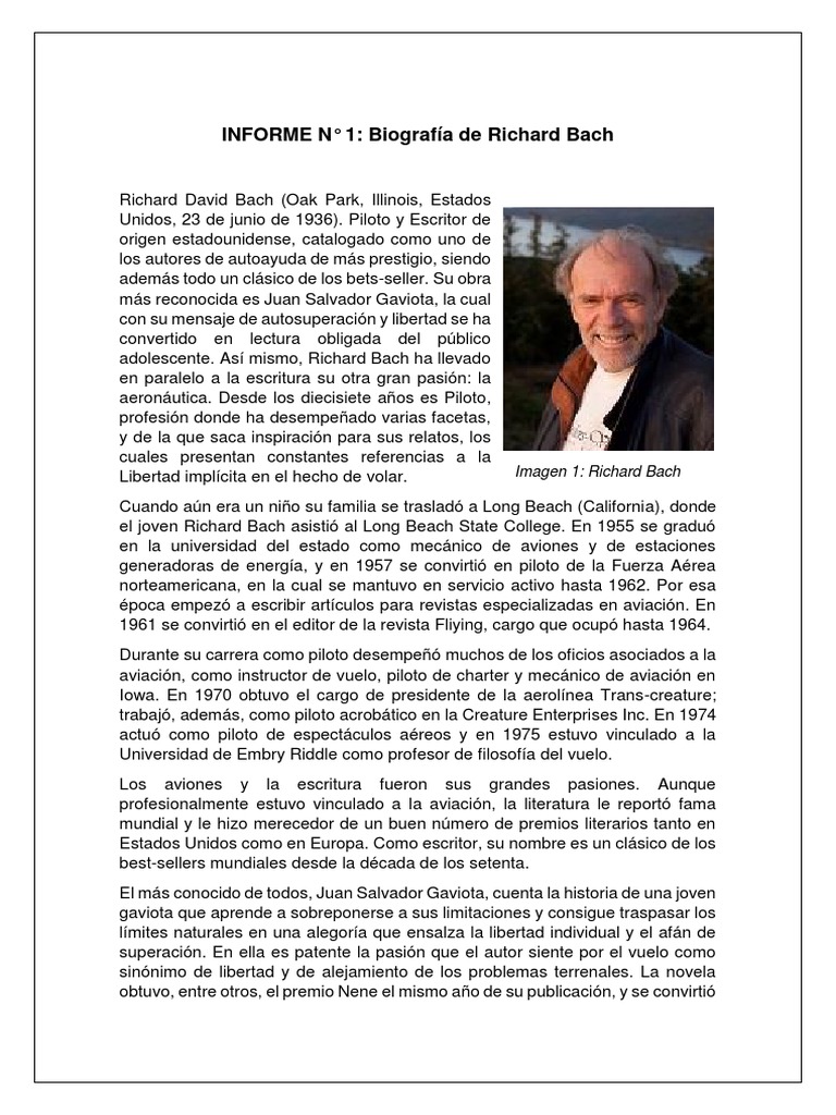 Biografia Richard Bach | PDF