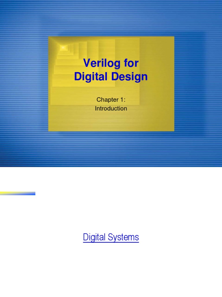 Ece5440 Chapter1 VerilogIntroduction Updated | PDF | Hardware Description Language | Logic Synthesis
