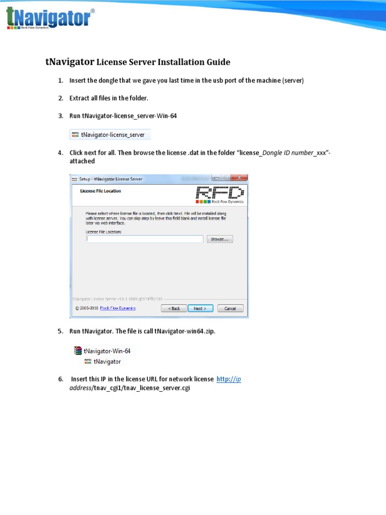 tNavigator License Server Setup Guide | PDF | Business