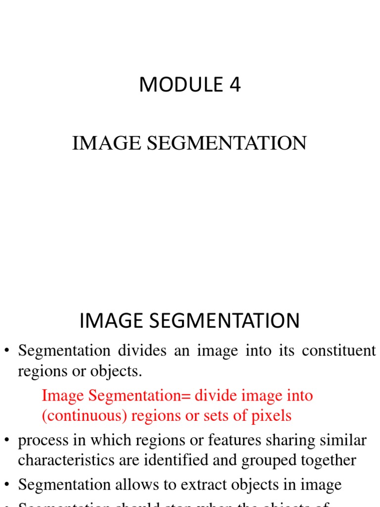 Segmentation | PDF | Image Segmentation | Cluster Analysis