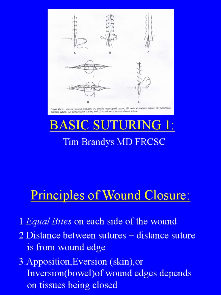 Basic Suturing | PDF | Surgical Suture | Surgery