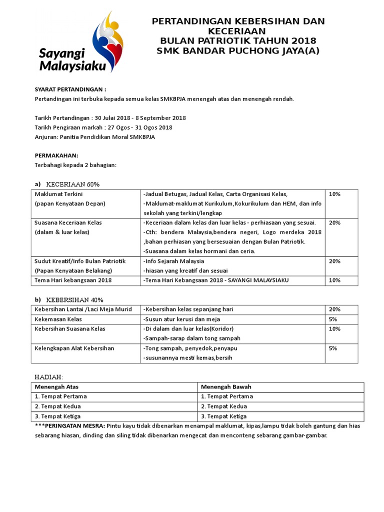 IKLAN Pertandingan Kelas | PDF