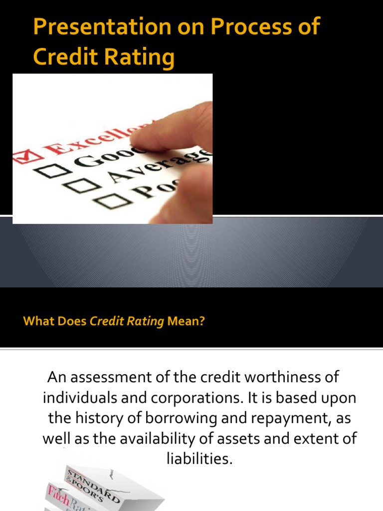 Credit Rating Process Overview | PDF | Credit Rating | Finance & Money ...