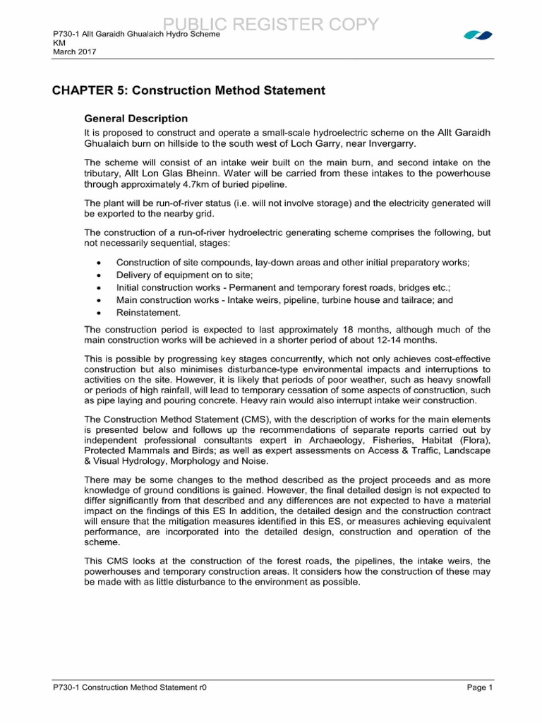 Construction Method Statement PDF | PDF | Peat | Road