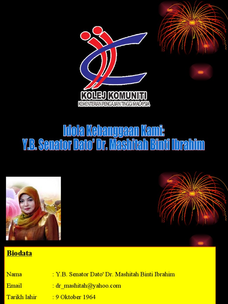 Biodata Mashitah Ibrahim | PDF