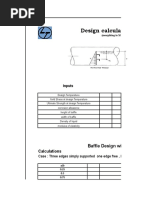 Tube Sheet Design Calculations | PDF