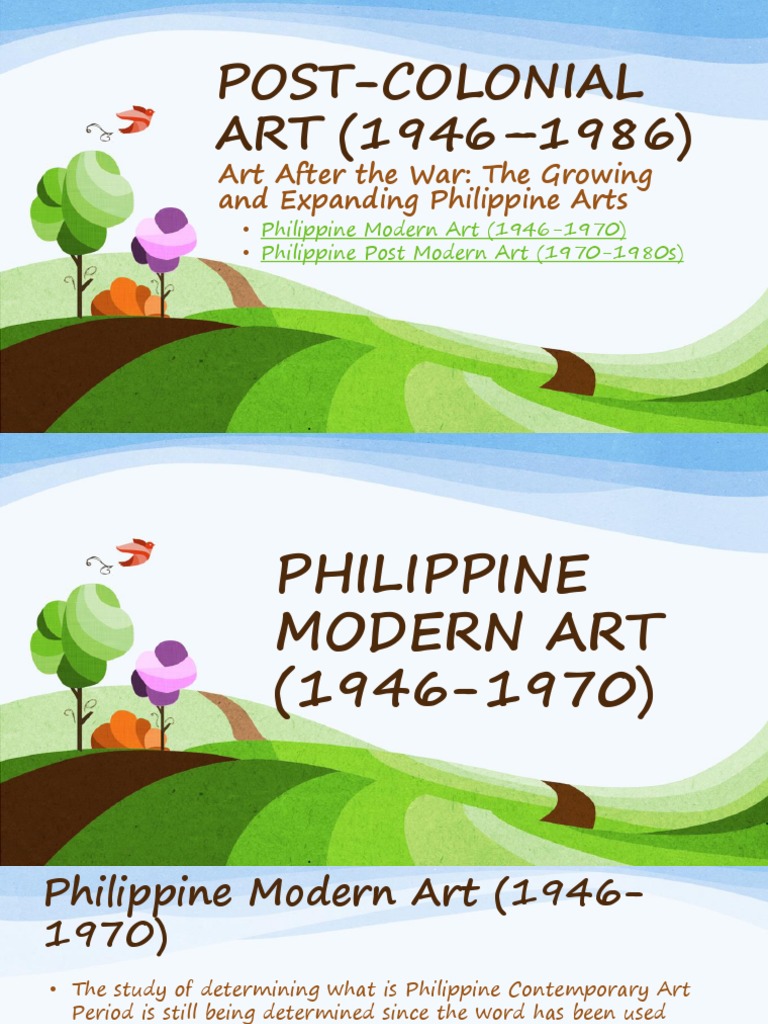 Postcollonial Arts in The Philippines | PDF | Installation Art ...