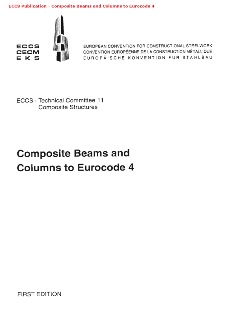 Eurocode 4 Composite Beams Guide | PDF | Structural Steel | Concrete