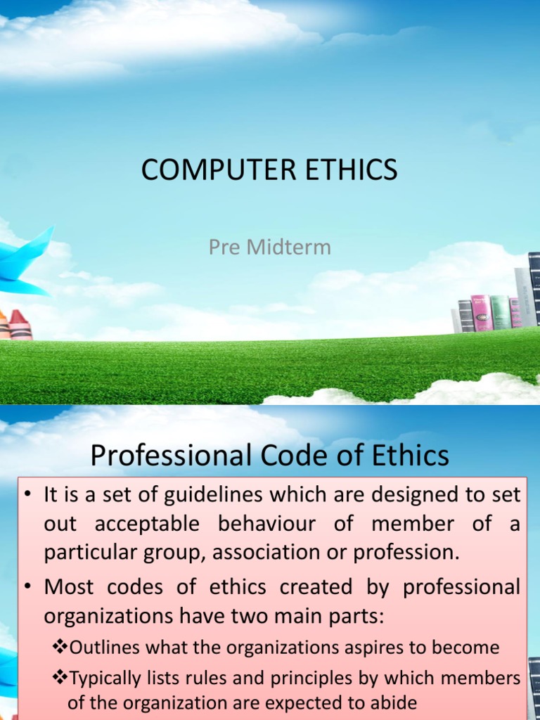 Computer Ethics | PDF | Profession | Confidentiality