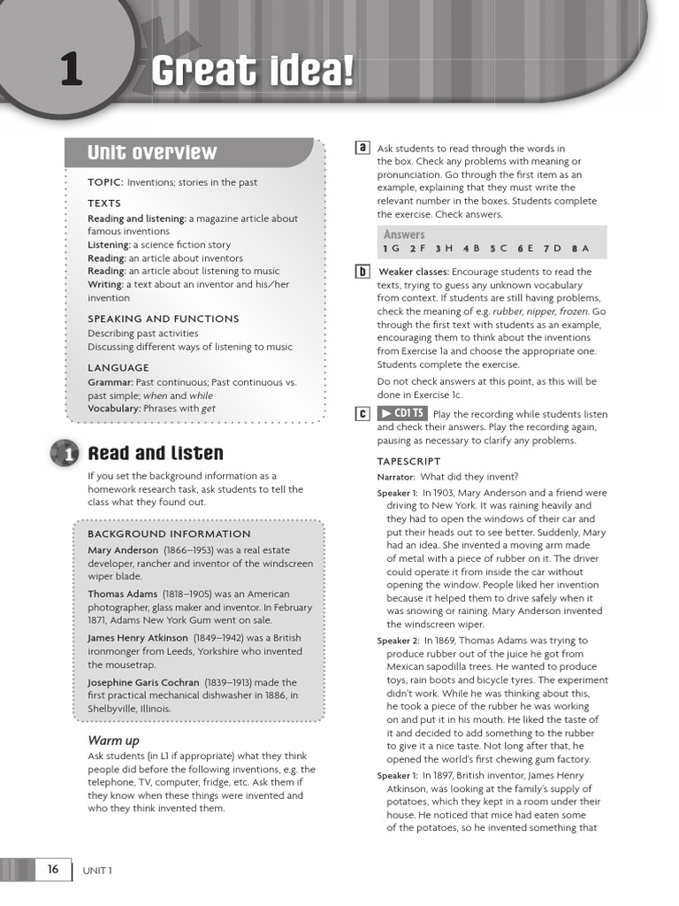 Famous Inventors and Their Creations | PDF | Question | Vocabulary