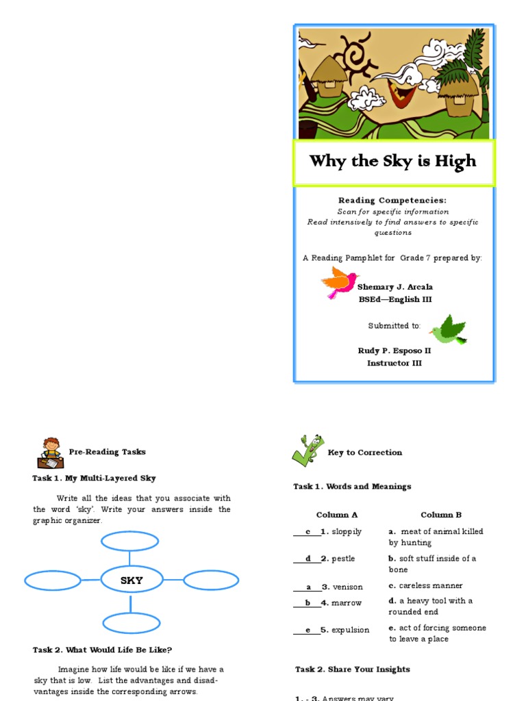 Understanding Why the Sky is High | PDF | Rice | Reading (Process)