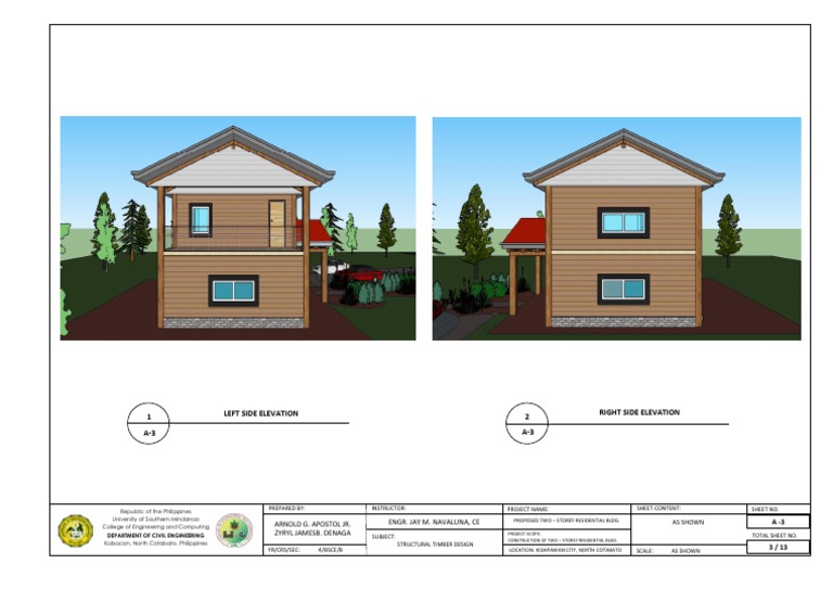 1 2 A-3 A-3 Left Side Elevation Right Side Elevation | PDF
