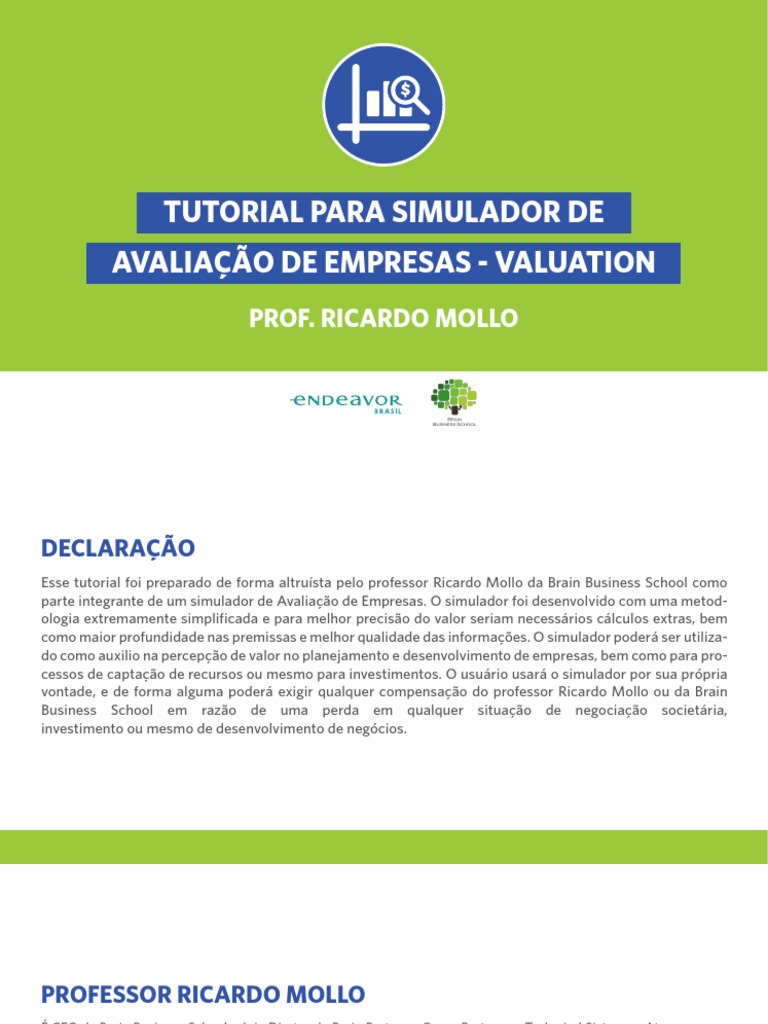Tutorial Valuation-Endeavor PDF | PDF