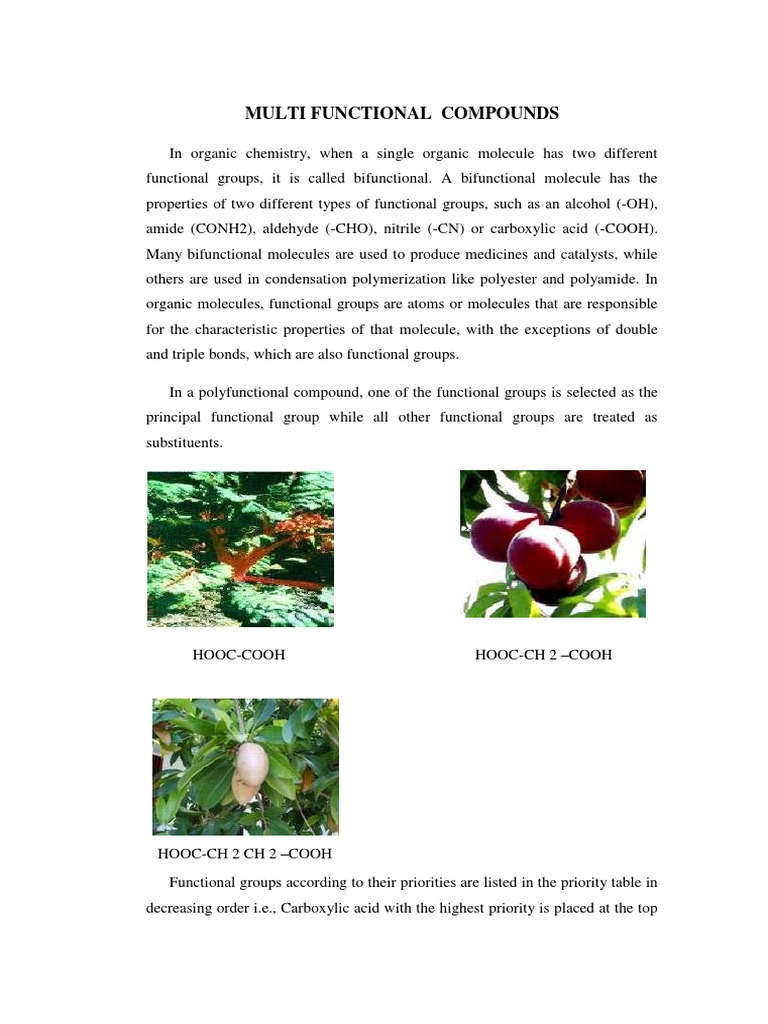 Review Bifunctional | PDF | Alkane | Alkene