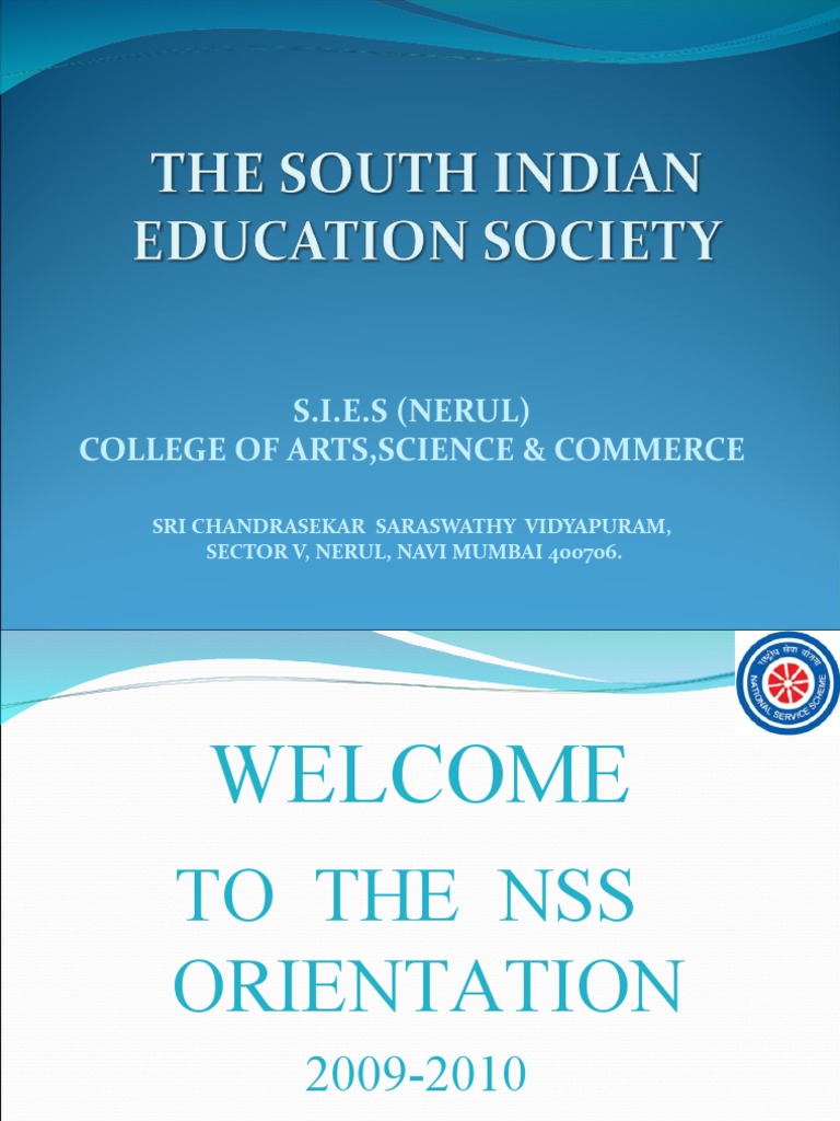 Nss Orientation Revised | PDF
