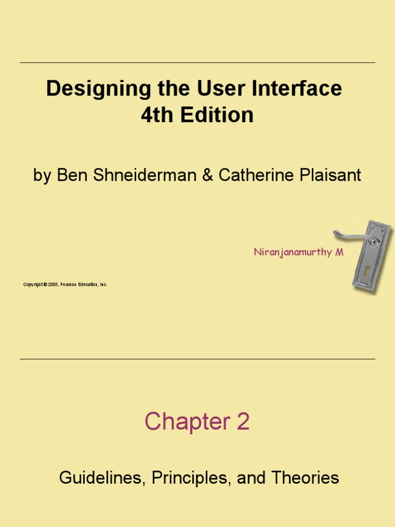 Designing The User Interface 4th Edition: by Ben Shneiderman & Catherine Plaisant | Download ...