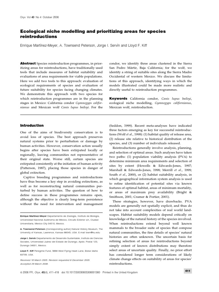 Ecological Modelling | PDF | Ecology | Nature