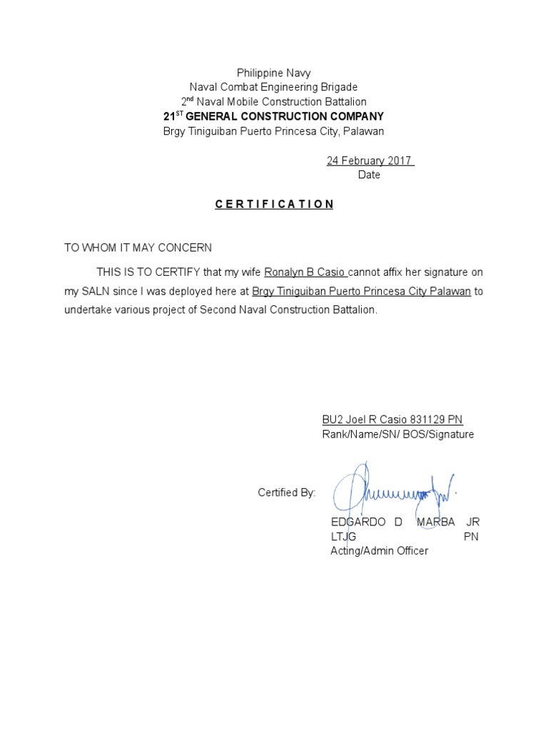 CERTIFICATION | PDF