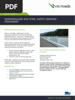 Detail Sheet F Shape Concrete Barrier Permanent Dec 2020 | PDF | Road ...