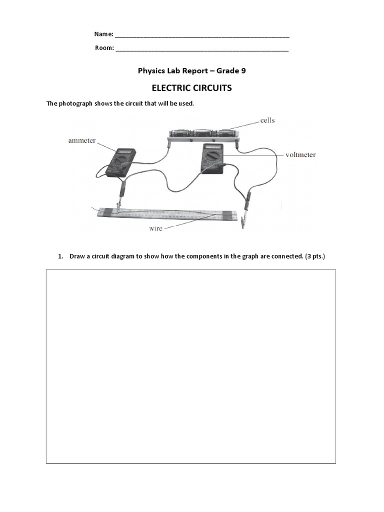 Electric Circuits: Physics Lab Report - Grade 9 | PDF | Force ...